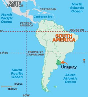 Uruguay Map