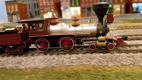 The Reno And Her First Full Train 4 4 0 American Type Steam Engine Ho Scale Youtube