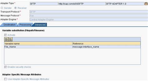 Dynamicconfigurationbean In Sftp Receiver Adapter Sap Community