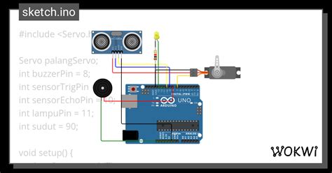 Palang Kereta Api Wokwi Esp32 Stm32 Arduino Simulator