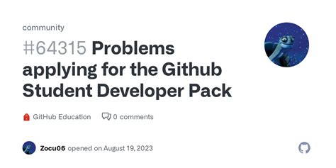Problems Applying For The Github Student Developer Pack Community Discussion GitHub