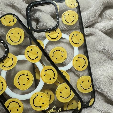 Casetify Smily Face With Magsafe Mobile Phones And Gadgets Mobile And Gadget Accessories Cases
