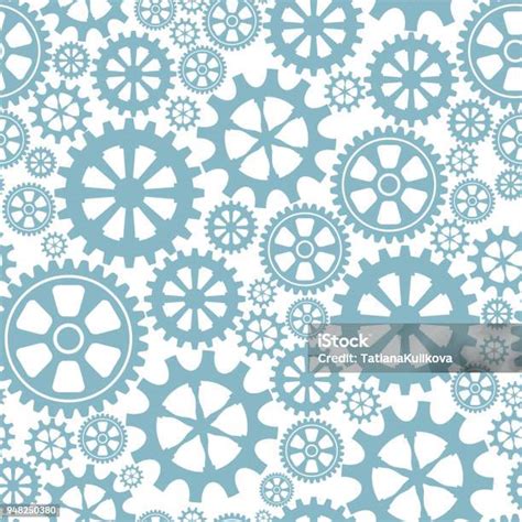 기어 바퀴와 함께 완벽 한 배경입니다 벡터 일러스트 레이 션 0명에 대한 스톡 벡터 아트 및 기타 이미지 0명 건설 산업 러시아 Istock