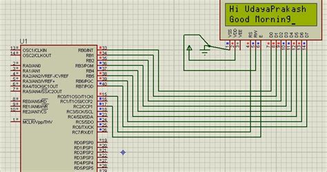 PIC16f877a 8 Bit Mode Interfacing LCD Display Using MPlab And Pickit3