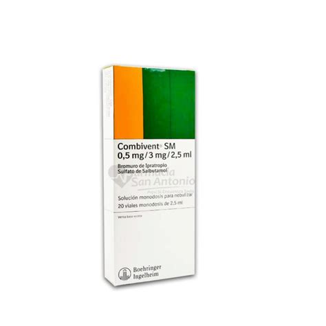 Combivent 10 Udv X 10 Amps 25ml And Farmacia San Antonio