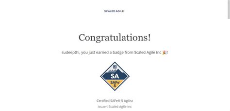 Sudeepthi Yeluri On Linkedin Completed The Leading Safe® 5 Certification 🙂