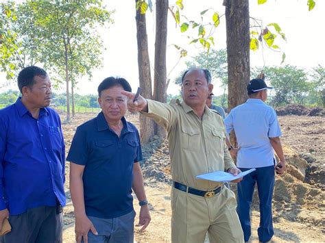 ថ្នាក់ដឹកនាំខេត្តបន្ទាយមានជ័យ អញ្ជើញចុះពិនិត្យទីតាំងរៀបចំទីស្នាក់ការសមាគមអតីតយុទ្ធជនកម្ពុជាខេត្ត