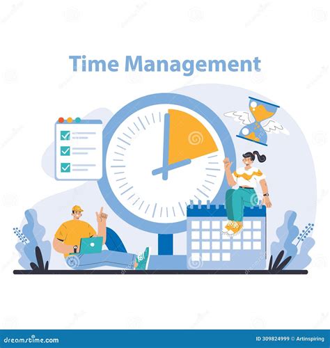 Productivity Boosting Concept Flat Vector Illustration Stock Vector Illustration Of Strategic