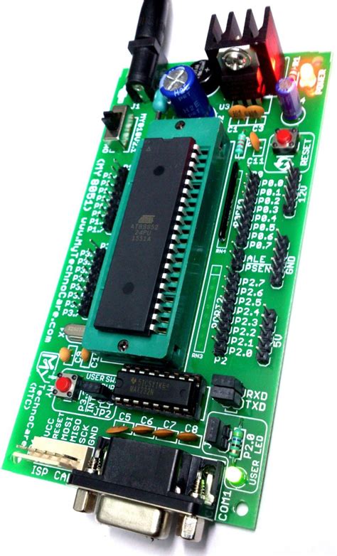 8051 Microcontroller Board With Zif Socket 8051 Kit My Technocare