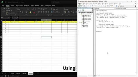 Day 1 Project 1 Master Vlookup With Vba Macros Boost Your Excel Efficiency Youtube