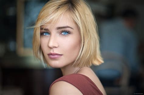 Women Eva Mikulski Women With Glasses Blonde Long Hair Model Hd