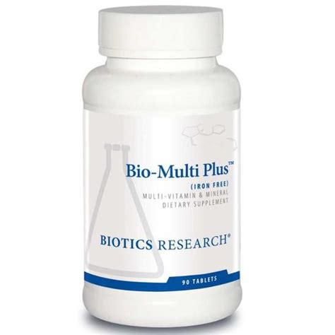 Biotics Research Bio Multi Plus Iron Free Tablets Sales