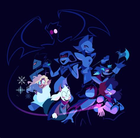 Kris Susie Ralsei Noelle Holiday Berdly And 4 More Deltarune