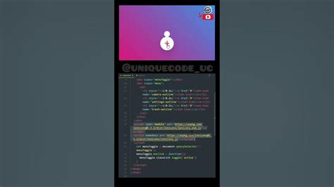 Animated Action Manu With Html Css And Vanilla Javascript Shorts Coding Popular Css