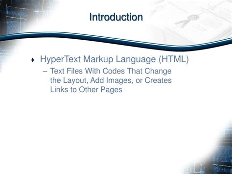 Ppt Introduction To Html Powerpoint Presentation Free Download Id