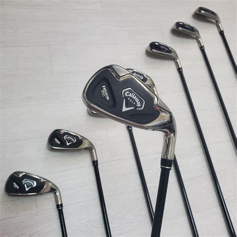 캘러웨이 퓨전 와이드솔 아이언세트 8개구성세트 카본샤 세컨웨어