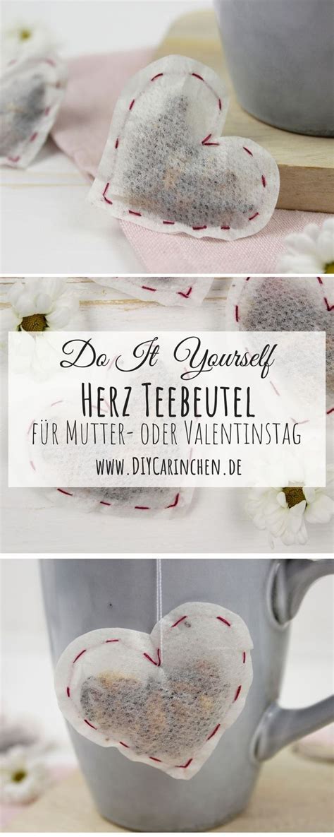 Diy Herz Teebeutel Selber Machen Perfekt Für Valentinstag Oder