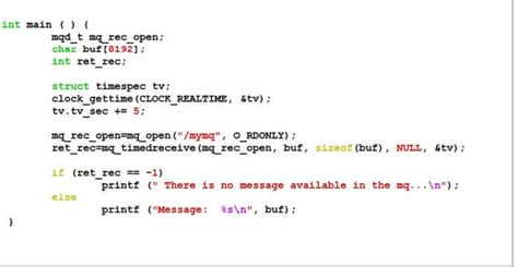 The Usefulness Of Posix Message Queues