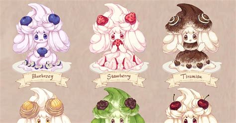 Pokémon Sword And Shield Pokémon Alcremie Difference Flavors Of