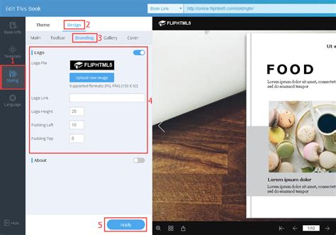 How To Brand My Flipbooks By Using Our Company Logo Fliphtml5 Help Center