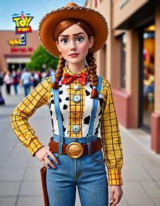 Toy Story Woody Woman Costume Face Swap Id1707207