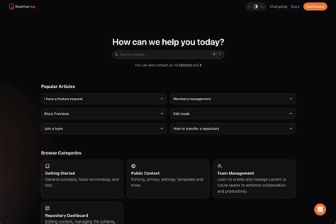 Templates And Examples Help Center Template — Basehub Docs