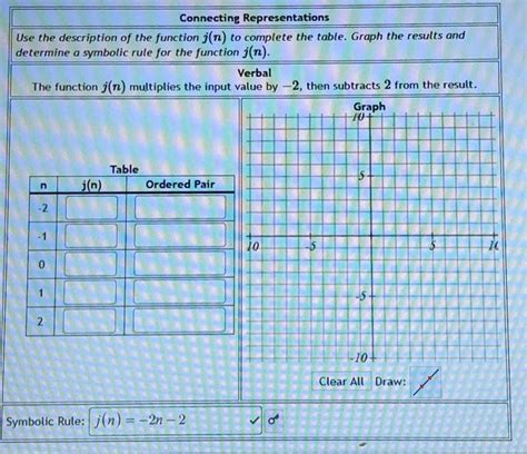 Solved Connecting Representations Use The Description Of The