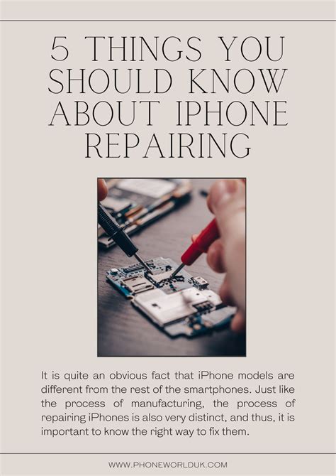 Ppt 5 Things You Should Know About Iphone Repairing Powerpoint