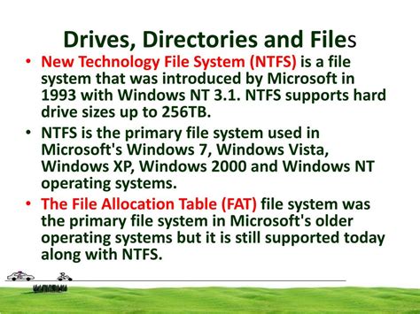 Ppt Drives Directories And File S Powerpoint Presentation Free