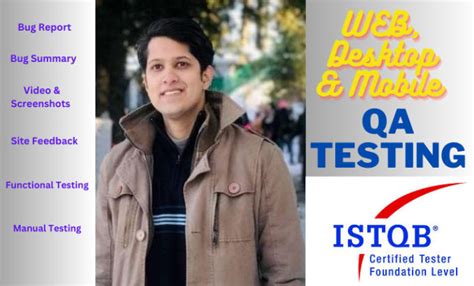 Do Qa And User Testing For Your Website Desktop And Mobile Application