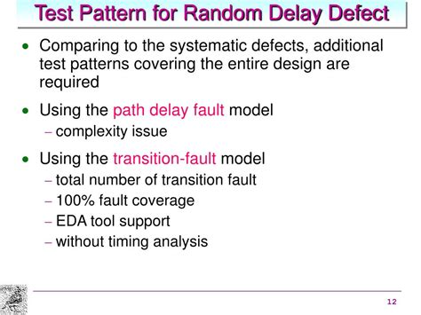Ppt Delay Defect Characteristics And Testing Strategies Powerpoint Presentation Id 5881115