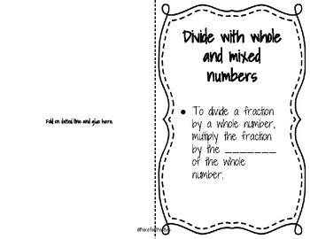 Divide With A Whole Number And Mixed Number By Barefoot Besties TPT
