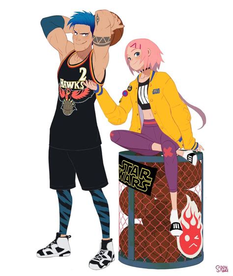Yua And Kenji Street Basketball Characters 2016 Basketball 2d Drawing