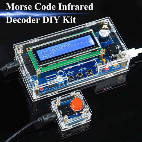 morse code infrared decoder electronic diy building kit science