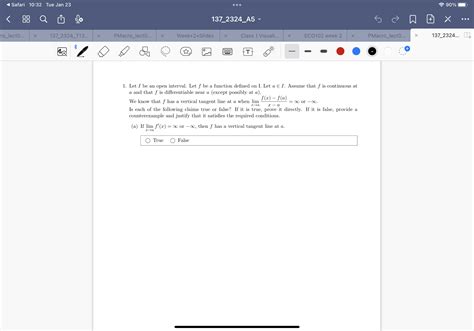 Solved Let I Be An Open Interval Let F ﻿be A Function