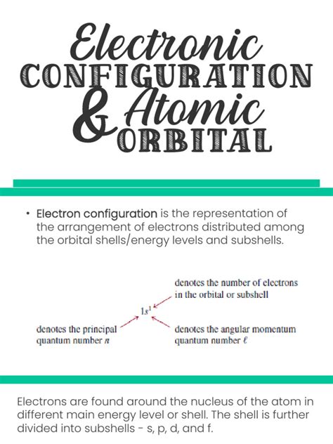 2 Electronic Configuration Pdf Electron Configuration Atomic Orbital