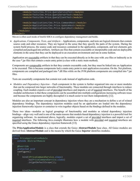 Command Query Separation Architecture Pattern Pdf