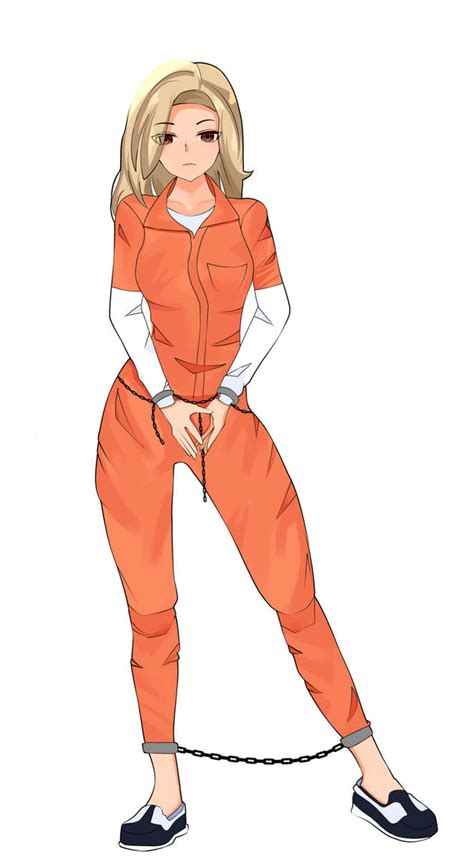 Allison In Prison Jumpsuit Orange By Dsco42 On Deviantart