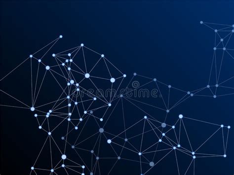 Gometric Plexus Structure Cybernetic Concept Stock Vector Illustration Of Molecular Matrix