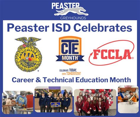 Peaster February Is Cte Month Peaster Isd Is Proud To Celebrate