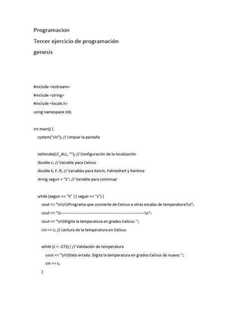 Programacion Ejercicio 3 Pdf