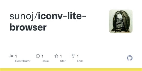 GitHub Sunoj Iconv Lite Browser