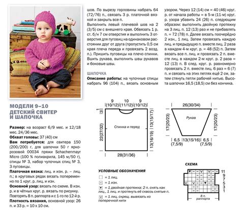 Схема описание джемпер для девочки