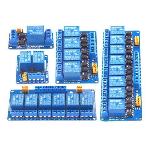 1 2 4 6 8 Channel Relay Module High Low Level Trigger Control Board
