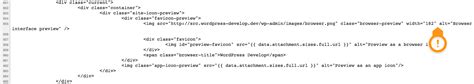 36450 Alt Attribute Missing From Site Icon Preview Wordpress Trac