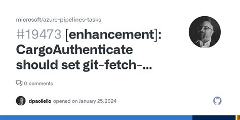 Enhancement Cargoauthenticate Should Set Git Fetch With Cli · Issue