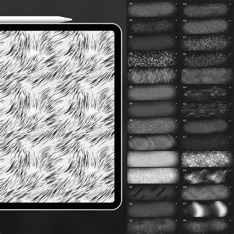 Artstation 110 Procreate Noise Textures Procreate Grain Textures Brushes