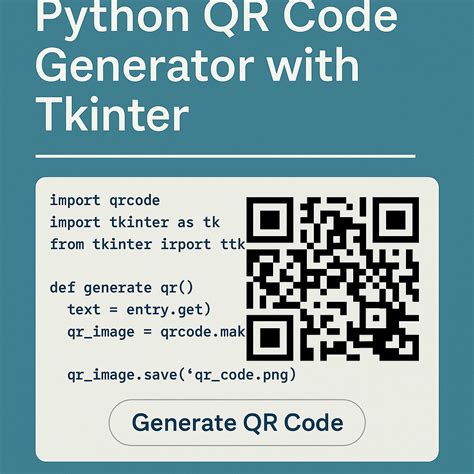 Python Qr Code Generator With Tkinter Create A Desktop App In Minutes