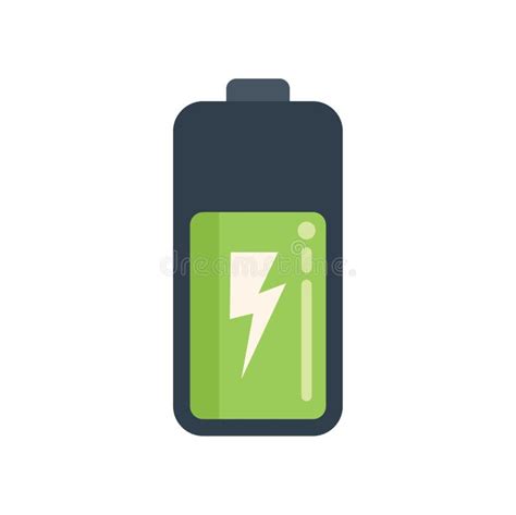 Battery Icon Showing Green Full Charge Indicator Stock Illustration Illustration Of Design