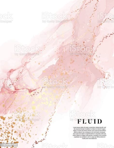 로즈 블러쉬 핑크 백그라운드 오리지널 수채화 디지털 종이 골드 배너 수감 유체 파스텔 블러쉬 핑크 미적 웹 사이트 디자인 웨딩 문구 무드 보드 콜라주 분홍에 대한 스톡 벡터